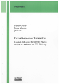 Stefan Gruner, Bruce Watson (eds.) - Formal Aspects of Computing
